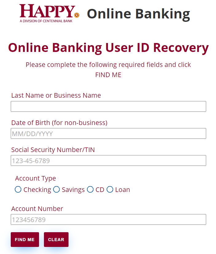 Self-Service | Happy State Bank